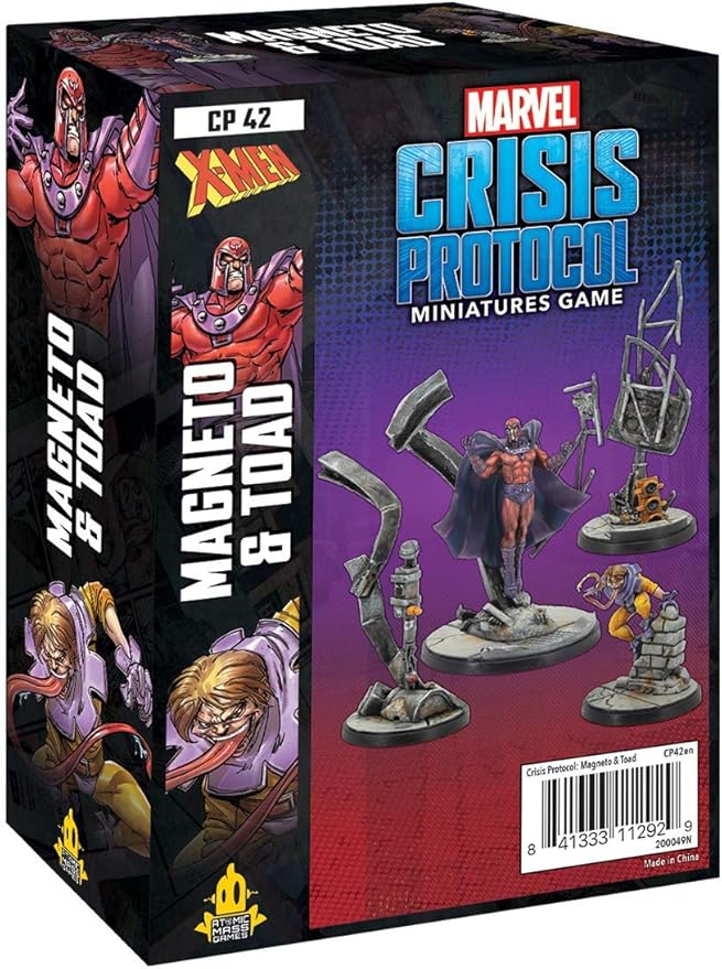 Marvel Cisis Protocol - Magneto & Toad Character Pack – Neutral Grounds ...